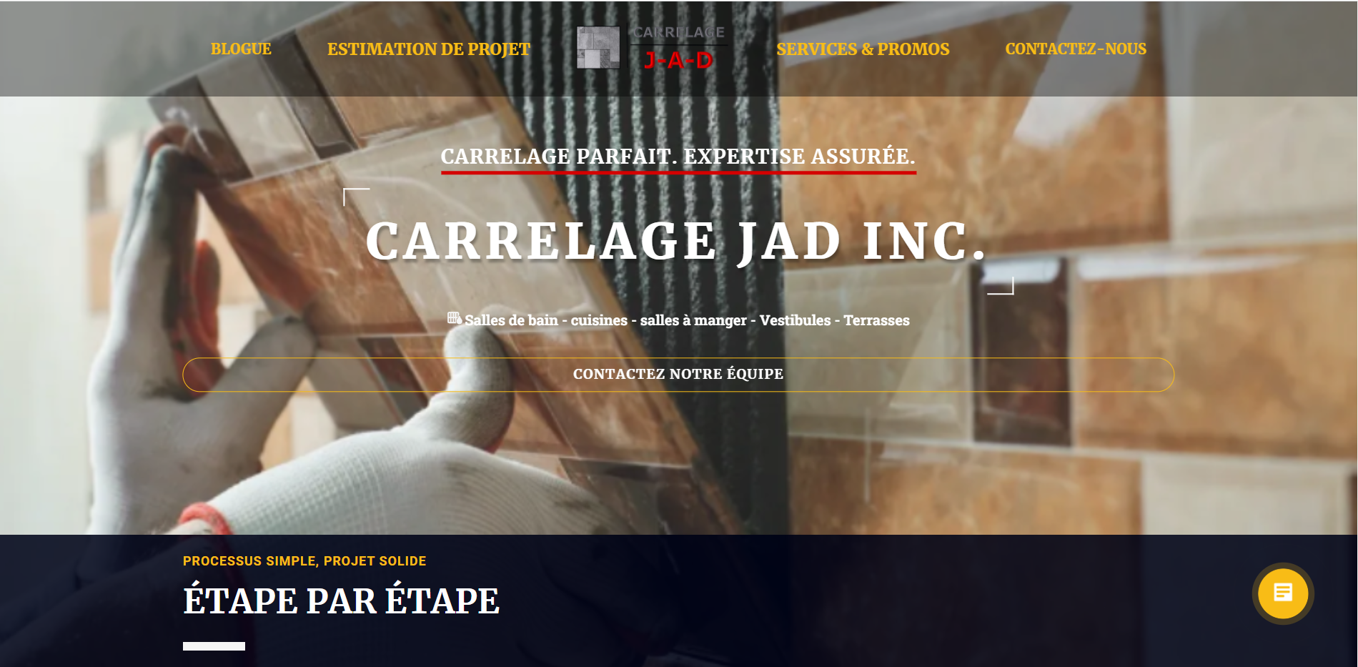 Carrelage parfait, expertise assurée